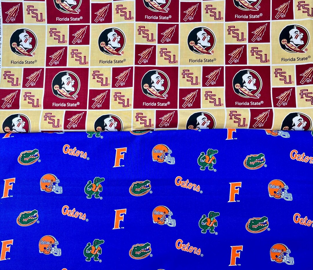 FSU Seminoles or Gators Fabric -- SHIPS in 1-2 Business Days -- 43-44 ...