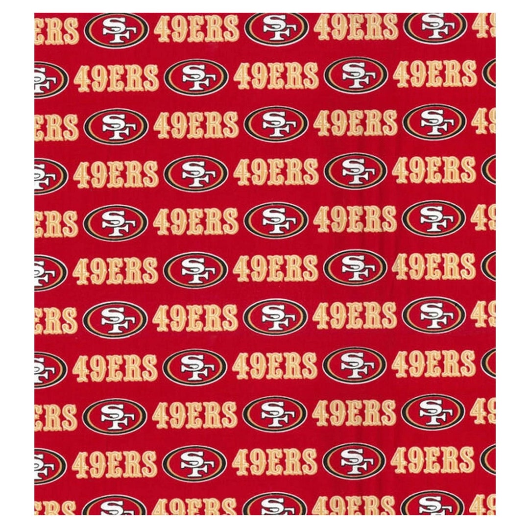 San Francisco 49ers Fabric -- SHIPS in 1-2 Business Days -- All Cuts ...
