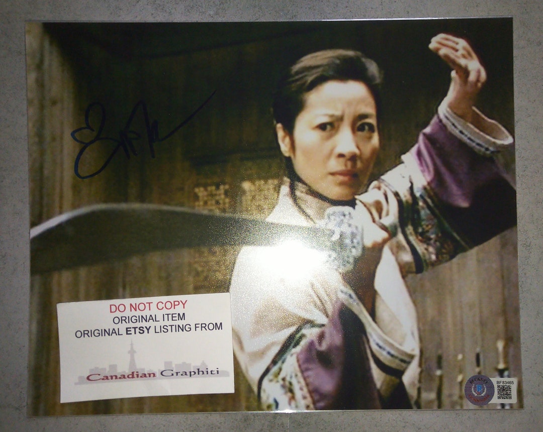 Michelle Yeoh Hand Signed Autograph 8x10 Photo BAS COA - Etsy