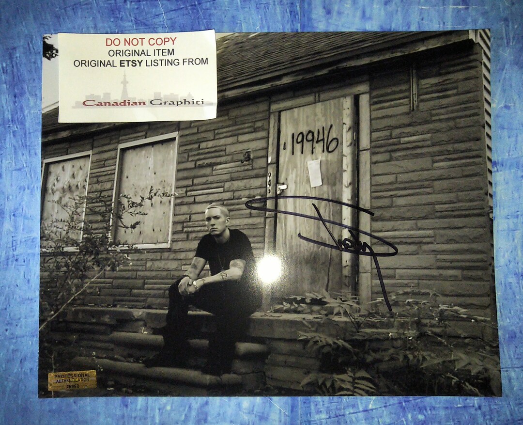 Eminem Hand Signed Autograph 8x10 Photo COA - Etsy