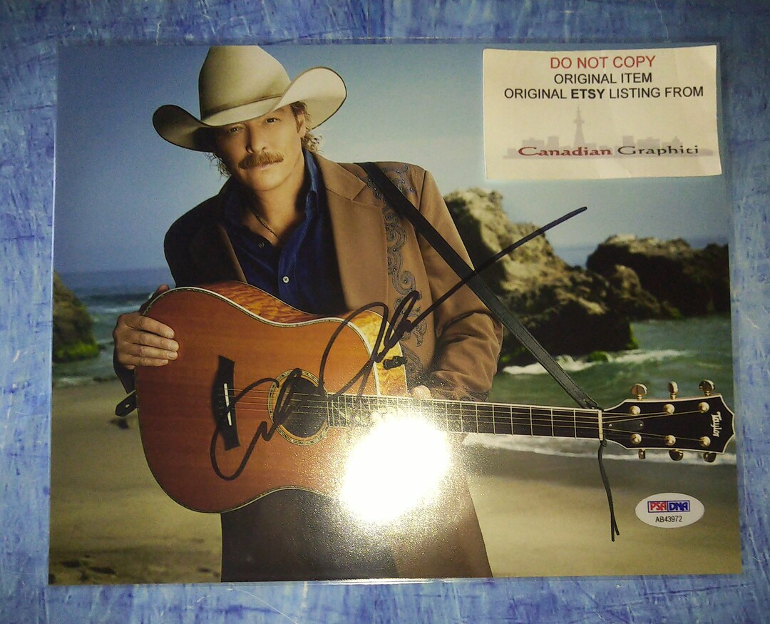 Alan Jackson Hand Signed Autograph 8x10 Photo PSA COA - Etsy