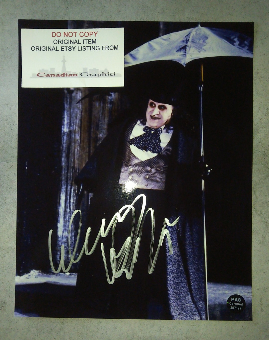 Danny Devito Hand Signed Autograph 8x10 Photo COA Batman - Etsy