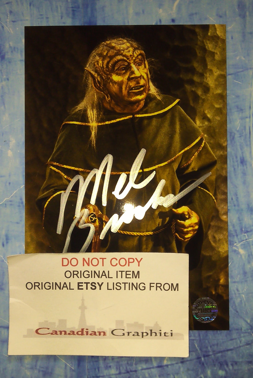 Mel Brooks Hand Signed Autograph Photo COA - Etsy