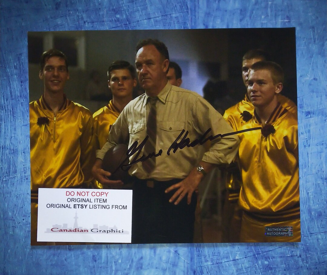 Gene Hackman Hand Signed Autograph 8x10 Photo COA - Etsy