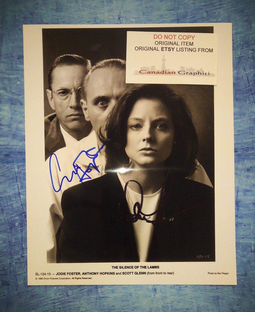 Anthony Hopkins & Jodie Foster Hand Signed Autograph 8x10 Photo COA - Etsy