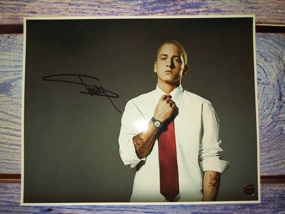 Eminem Hand Signed Autograph 8x10 Photo COA Slim Shady - Etsy Australia