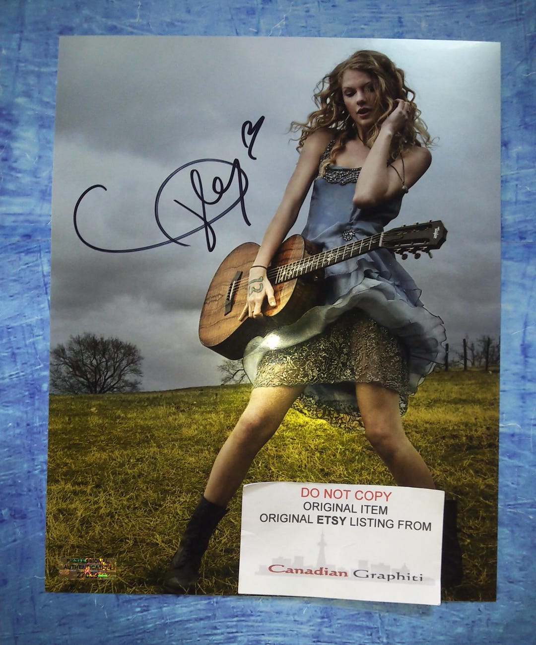 Taylor Swift Hand Signed Autograph 8x10 Photo COA - Etsy