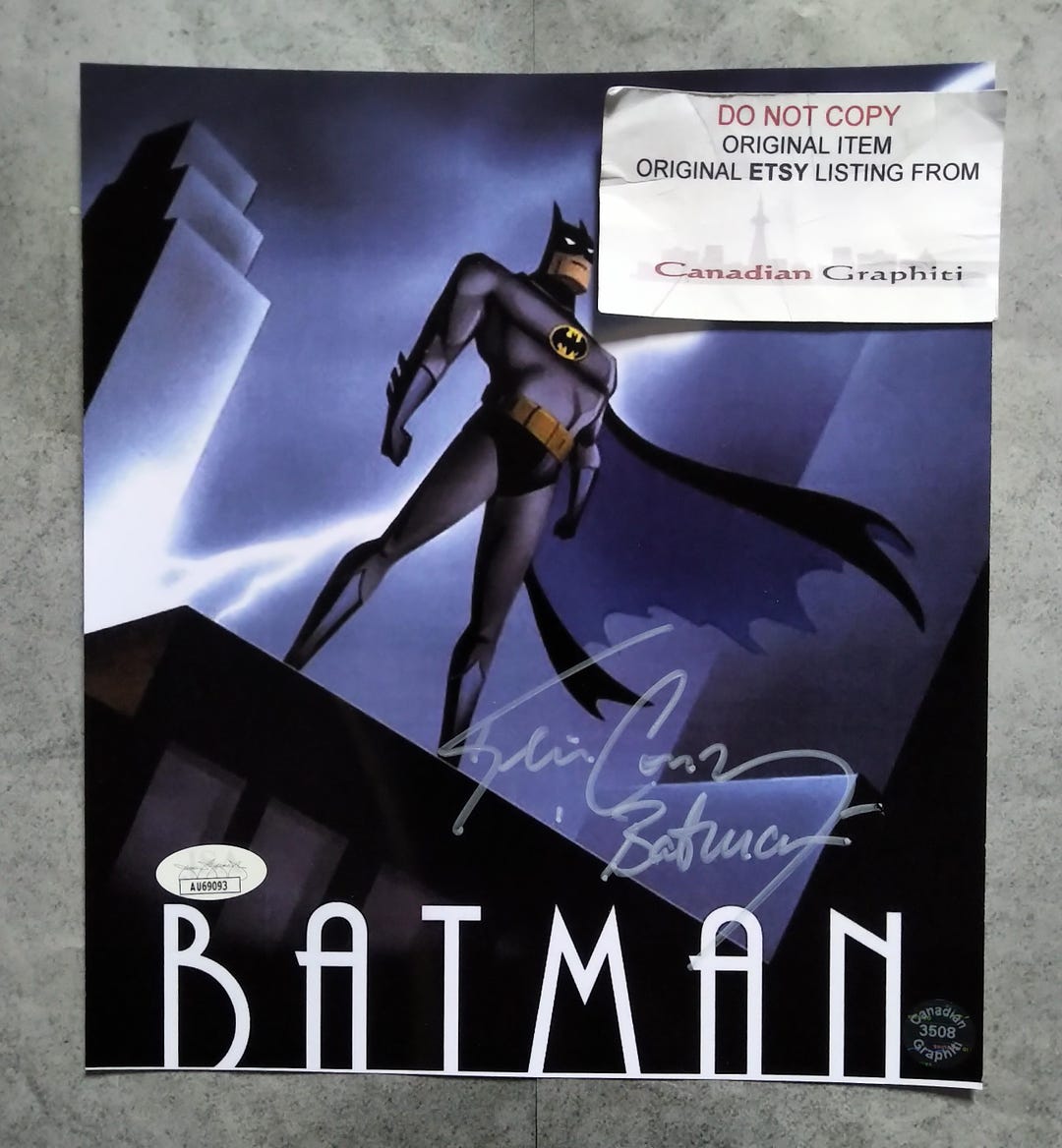 Kevin Conroy Hand Signed Autograph Photo COA + JSA Batman Animated ...