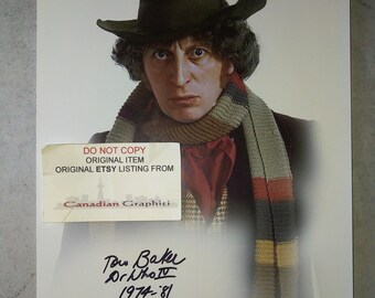Colin Baker Hand Signed Autograph 8x10 Photo COA Doctor Who - Etsy