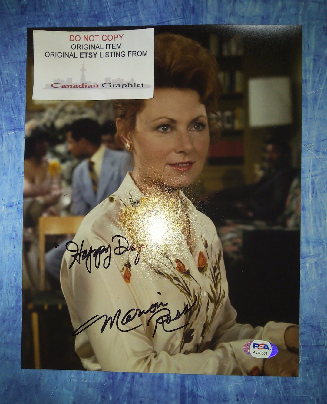 Marion Ross Hand Signed Autograph 8x10 Photo PSA COA Happy Days - Etsy