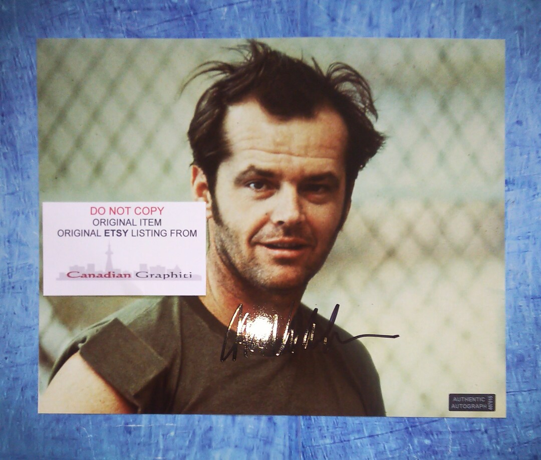 Jack Nicholson Hand Signed Autograph 8x10 Photo COA Joker - Etsy