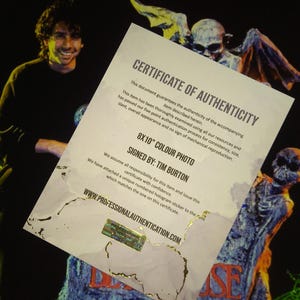 Tim Burton Hand Signed Autograph 8x10 Photo COA - Etsy