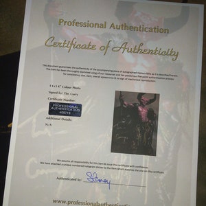 Tim Curry Hand Signed Autograph 11x14 Photo COA Legend - Etsy