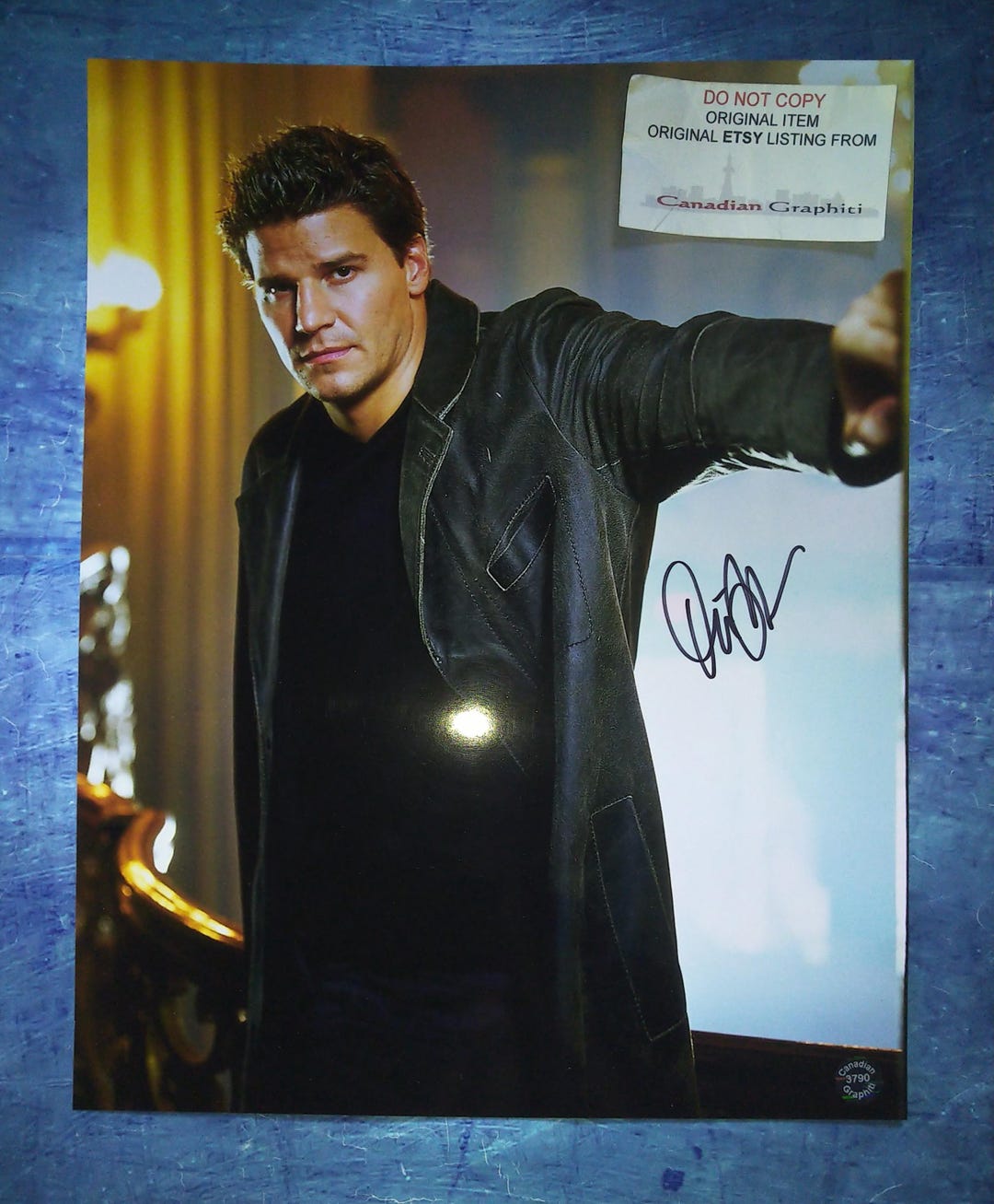 David Boreanaz Hand Signed Autograph 11x14 Photo JSA COA Buffy - Etsy