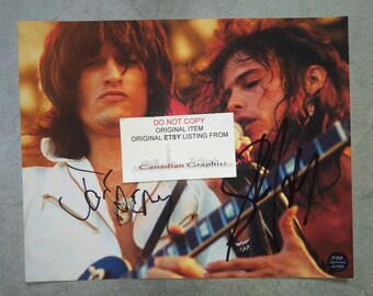 Steven Tyler & Joe Perry - Aerosmith - Hand-signed Autograph 8x10 Color ...
