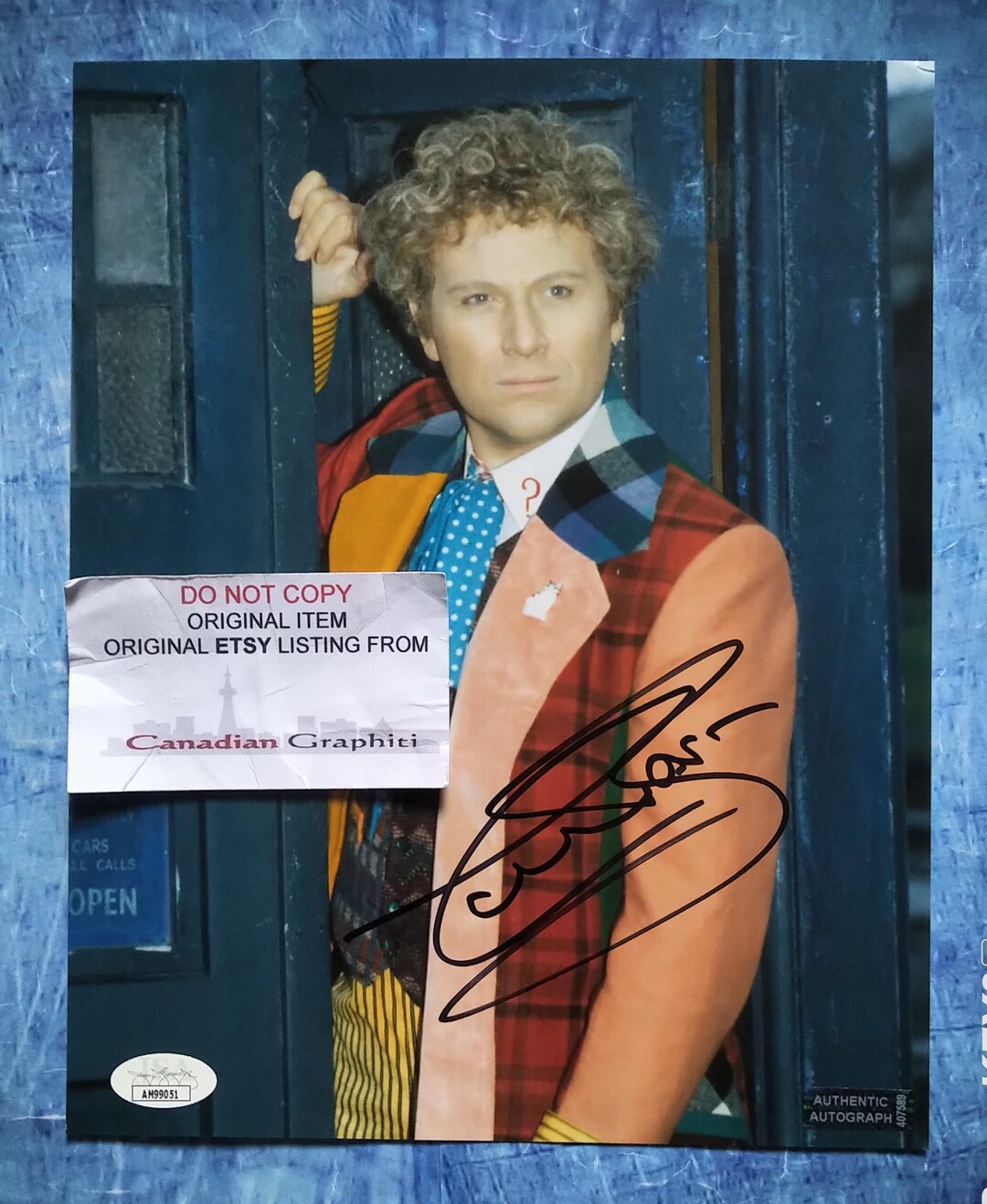 Colin Baker Hand Signed Autograph 8x10 Photo JSA COA Doctor Who - Etsy
