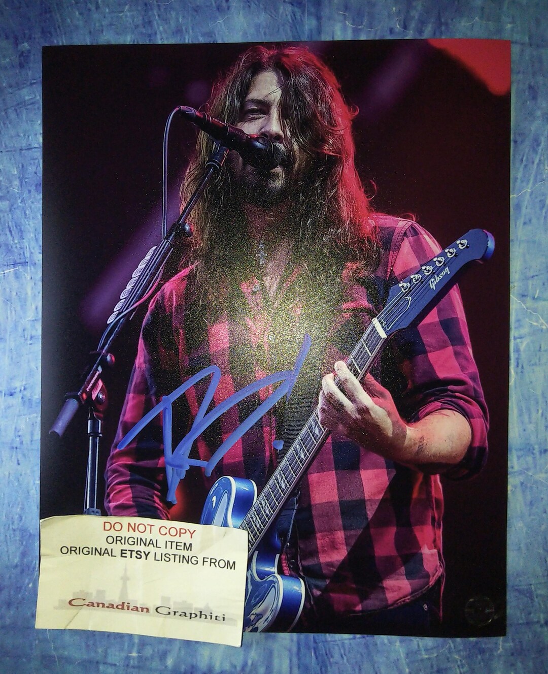 Dave Grohl Hand Signed Autograph 8x10 Photo COA Foo Fighters - Etsy