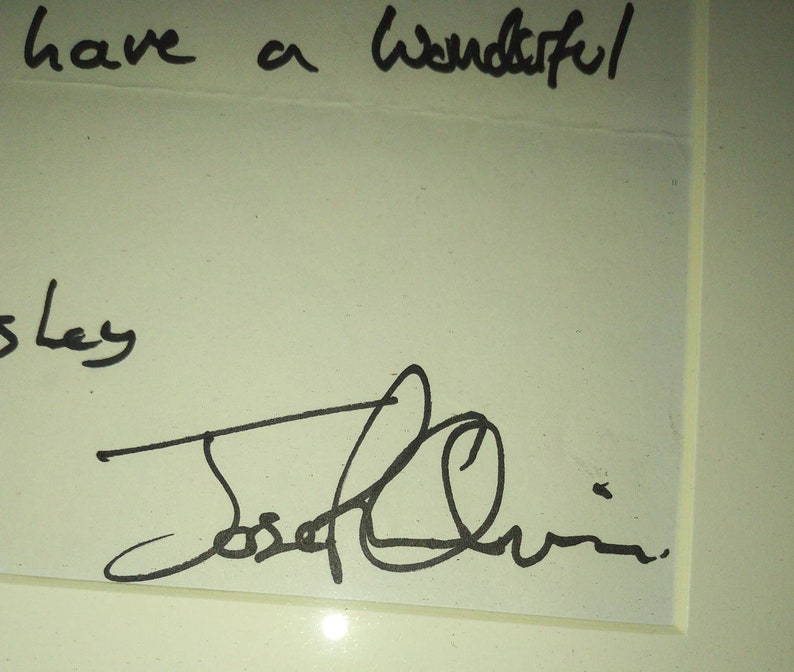 Joseph Quinn RARE Handwritten Letter Full Signature Autograph - Etsy