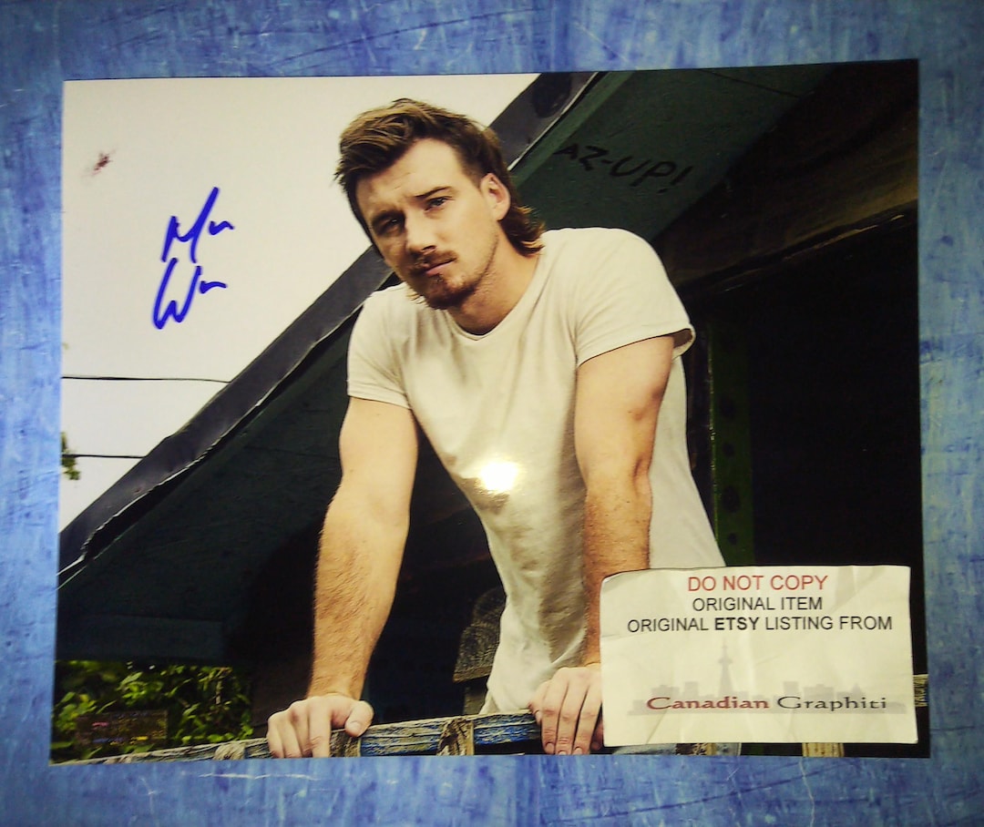 Morgan Wallen Hand Signed Autograph 8x10 Photo COA - Etsy
