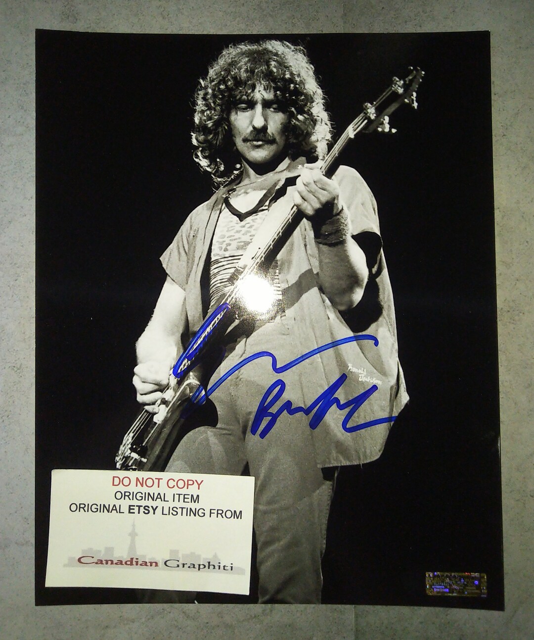 Geezer Butler Hand Signed Autograph 8x10 Photo COA Black Sabbath - Etsy