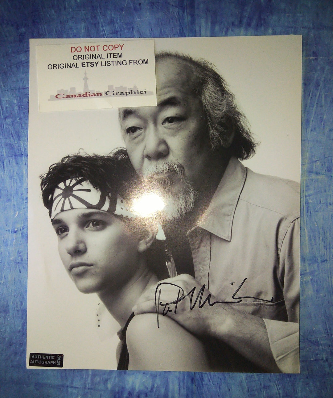 Pat Morita Hand Signed Autograph 8x10 Photo COA Karate Kid - Etsy