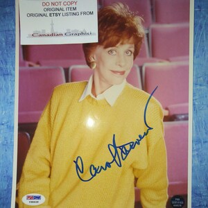 Carol Burnett Hand Signed Autograph 8x10 Photo COA - Etsy