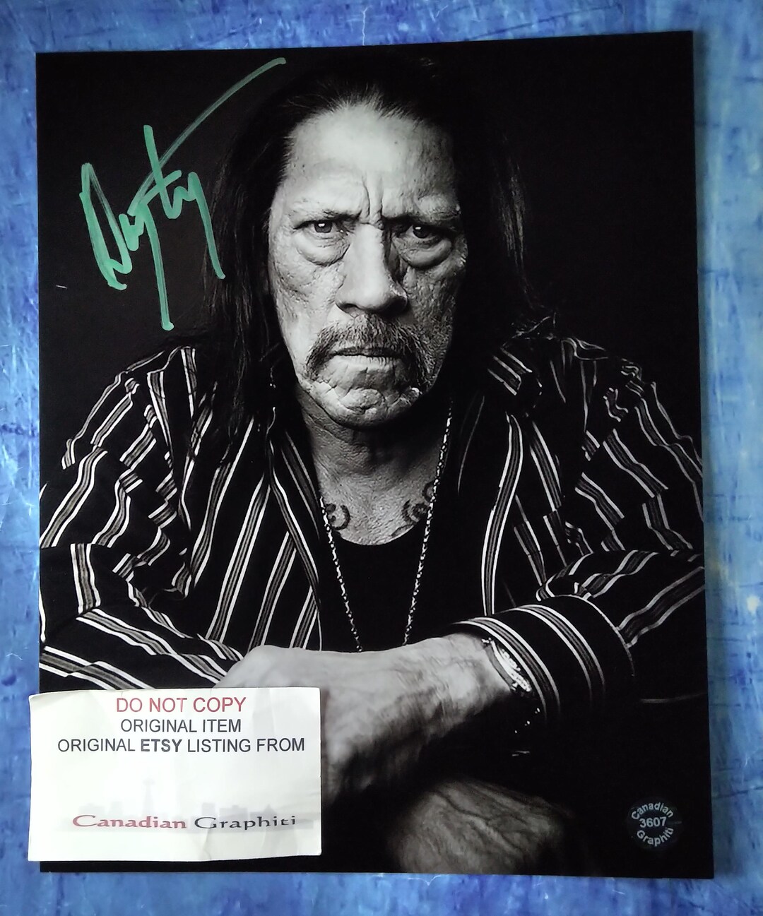 Danny Trejo Hand Signed Autograph 8x10 Photo COA - Etsy