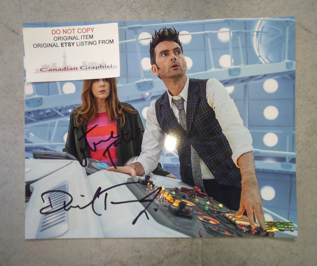 David Tennant & Catherine Tate Hand Signed Autograph 8x10 Photo COA ...