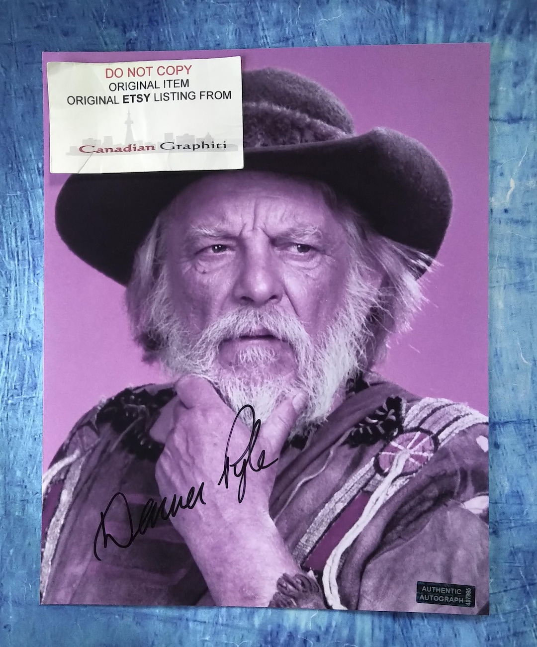 Denver Pyle Hand Signed Autograph 8x10 Photo COA Dukes of Hazzard - Etsy