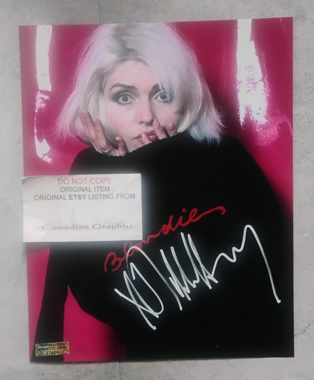 Debbie Harry Hand Signed Autograph 8x10 Photo COA Blondie - Etsy UK