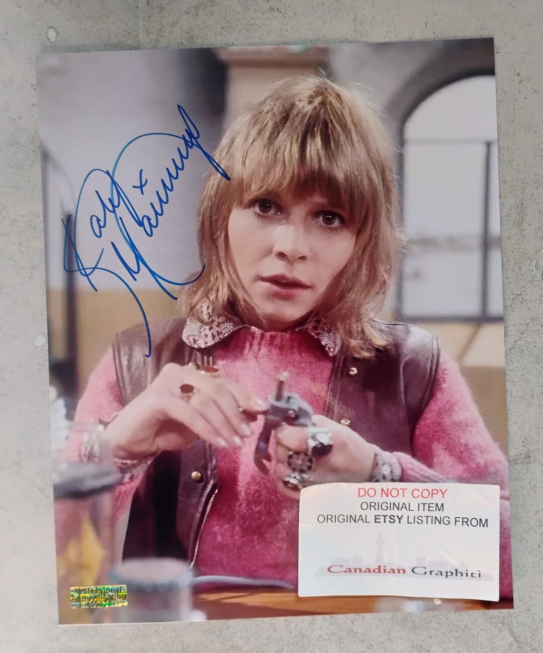 Katy Manning Hand Signed Autograph 8x10 Photo COA Doctor Who - Etsy