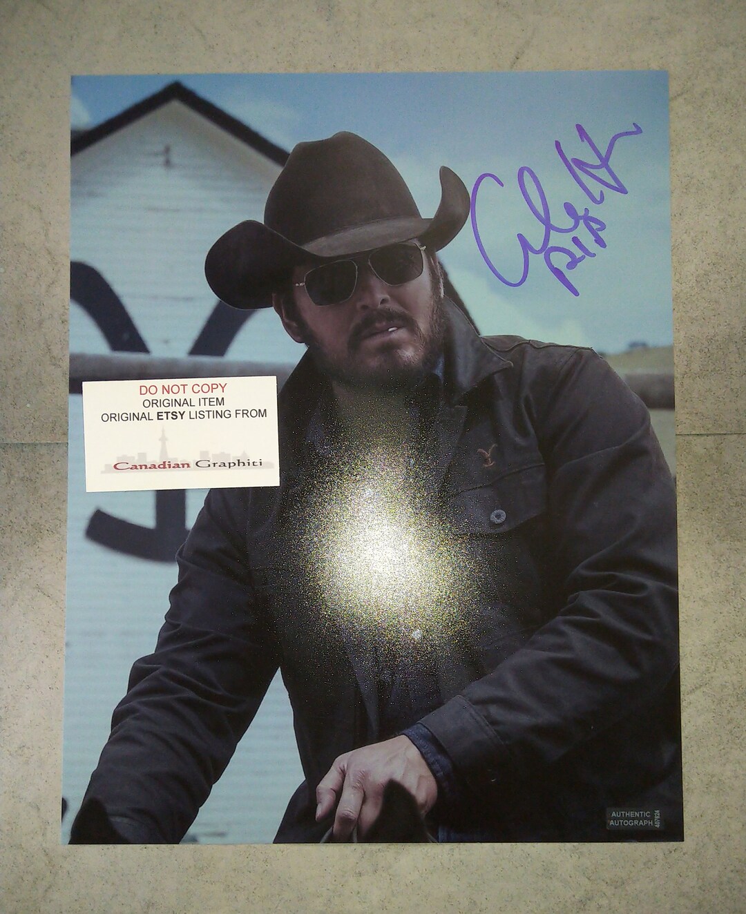 Cole Hauser Hand Signed Autograph 11x14 Photo COA - Etsy