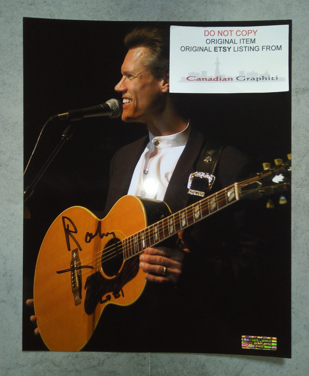 Randy Travis Hand Signed Autograph 8x10 Photo COA - Etsy