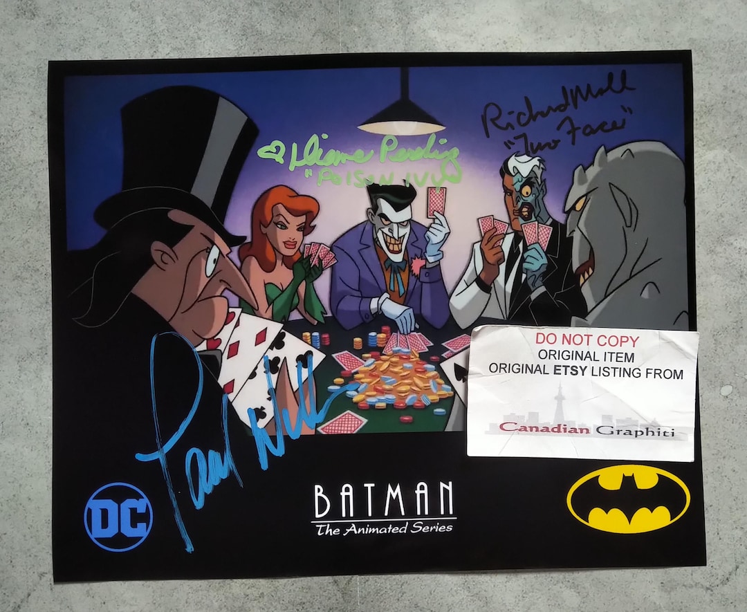 Paul Williams, Diane Pershing & Richard Moll Hand Signed Autograph 8x10 Photo COA Batman - Etsy