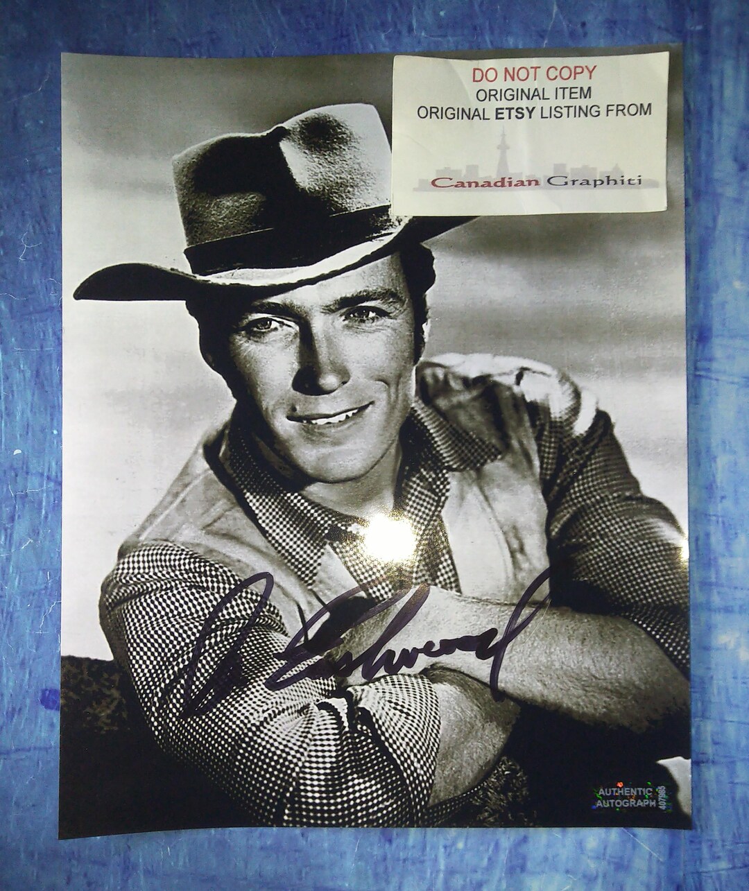 Clint Eastwood Hand Signed Autograph 8x10 Photo COA - Etsy