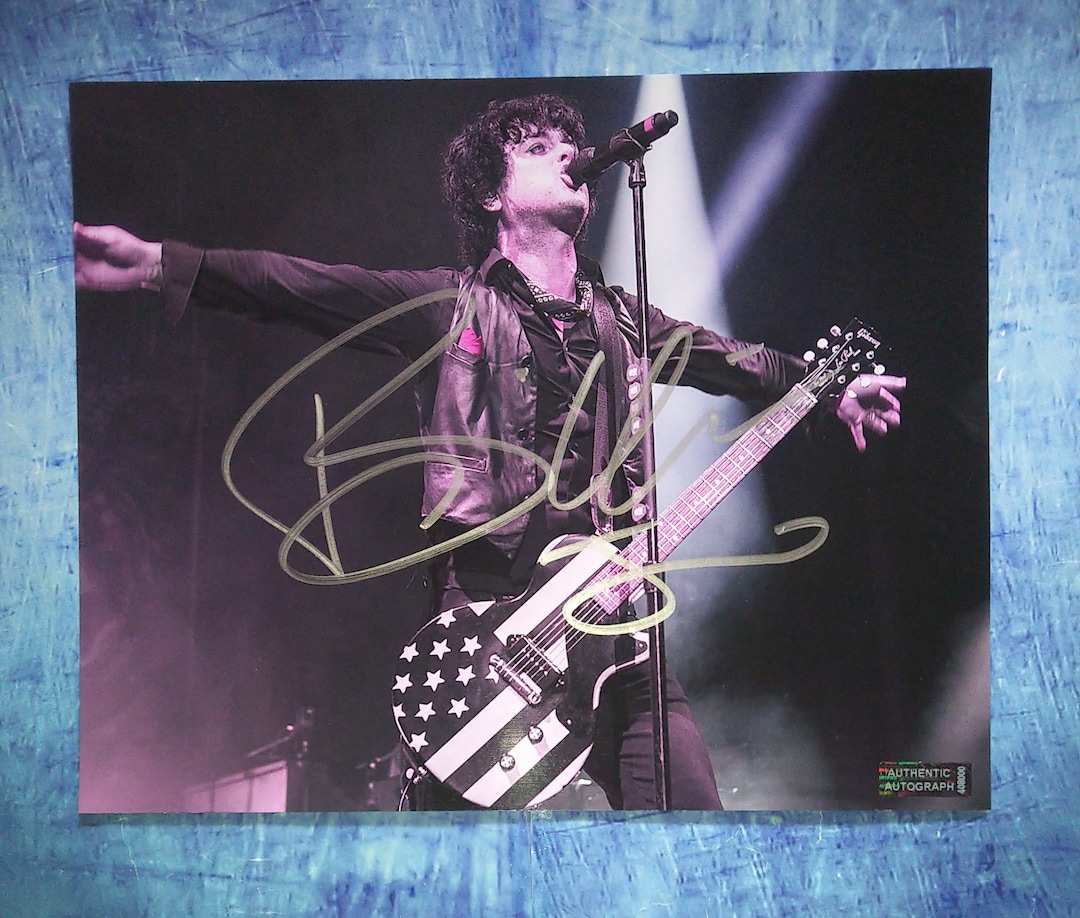 Billie Joe Armstrong Hand Signed Autograph 8x10 Photo COA - Etsy