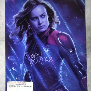 Brie Larson Signed - Etsy