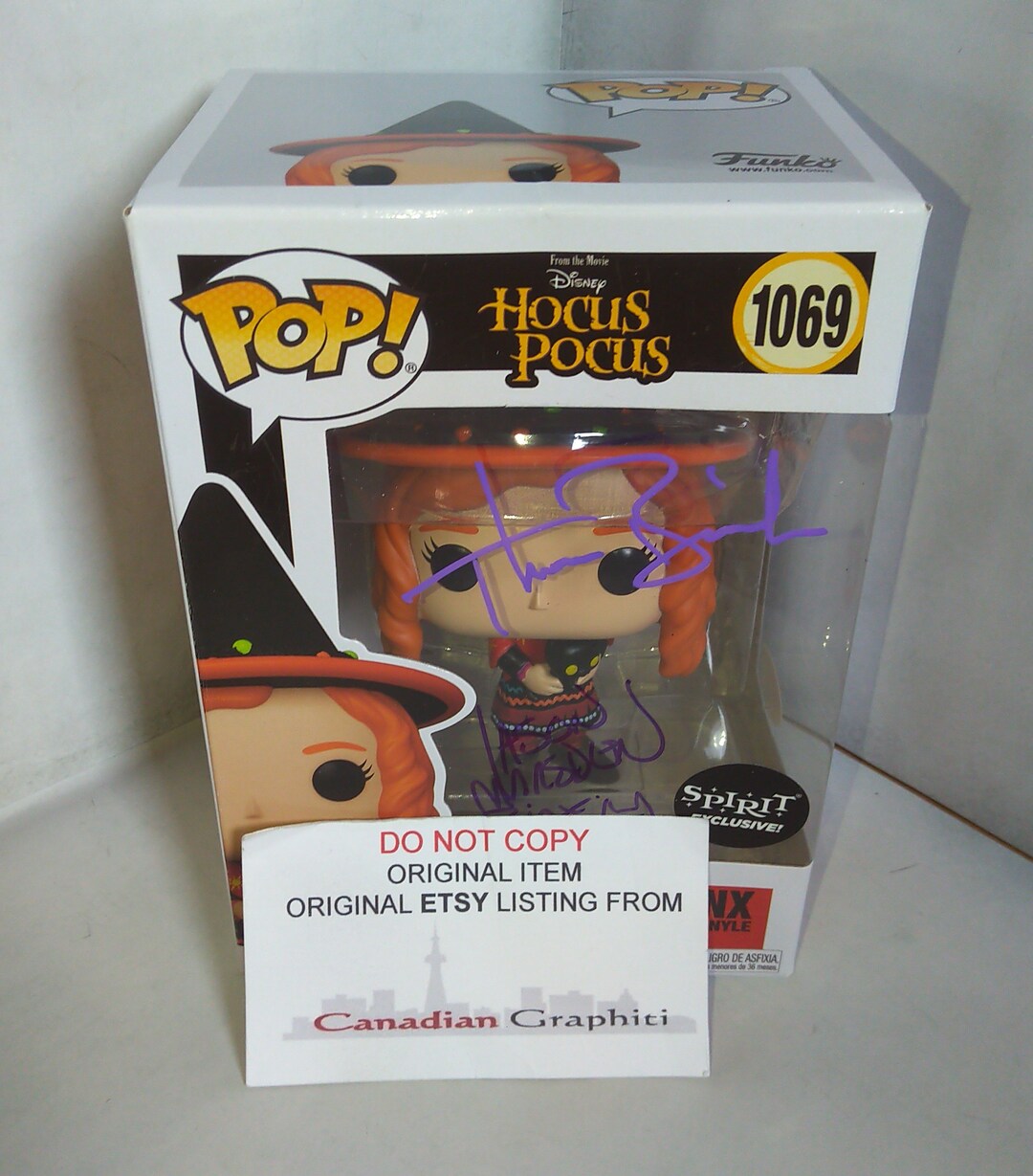 Thora Birch & James Marsden Hand Signed Autograph Funko Pop JSA COA ...