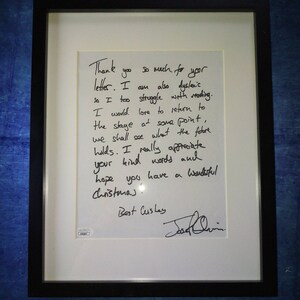 Joseph Quinn RARE Handwritten Letter Full Signature Autograph - Etsy Canada