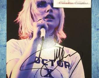 Debbie Harry Blondie Autograph on A4 Sheet With COA - Etsy