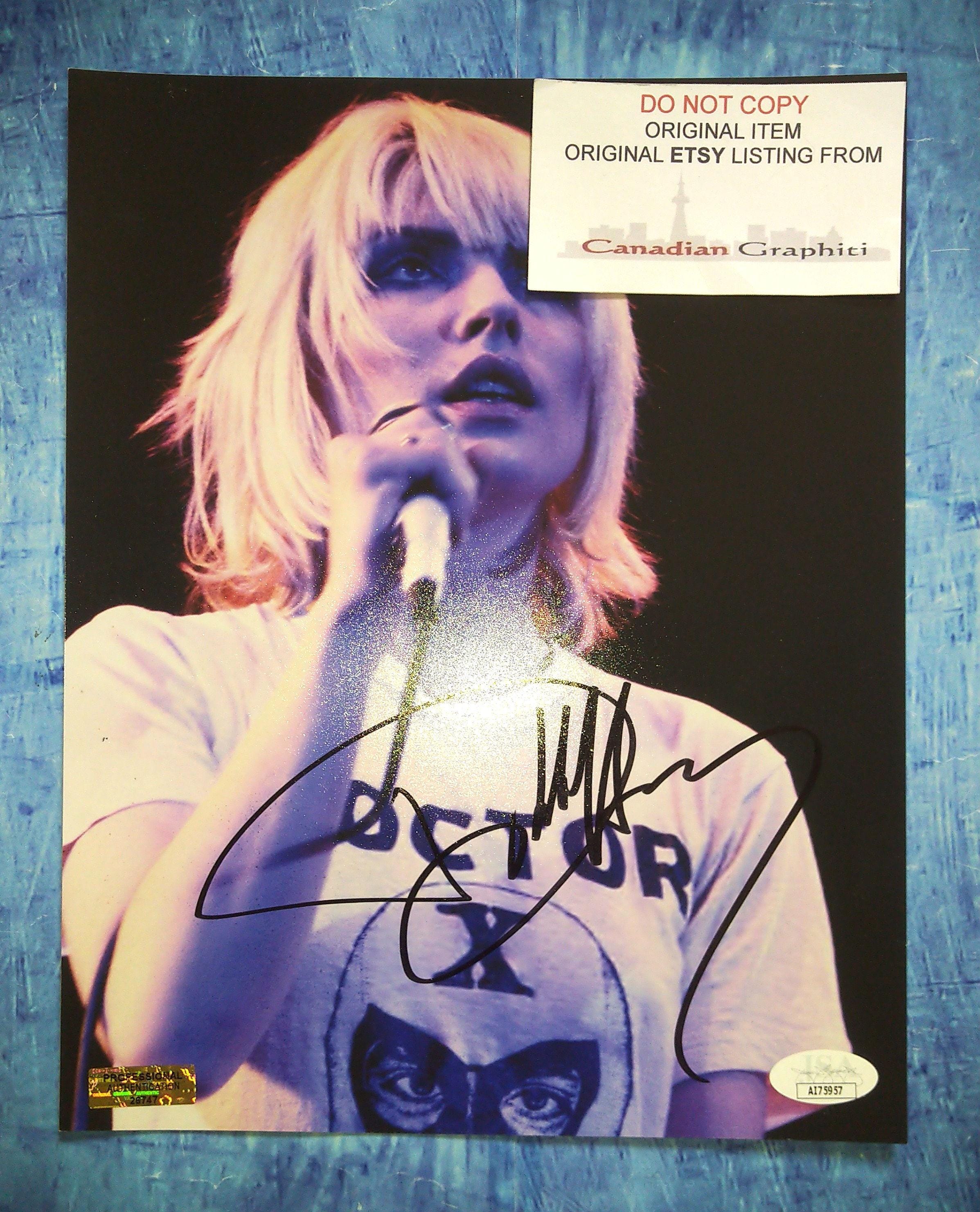 Debbie Harry Hand Signed Autograph 8x10 Photo COA + JSA Blondie - Etsy