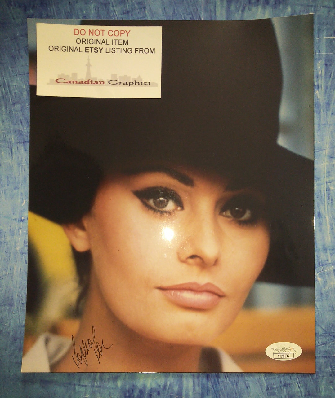 Sophia Loren Hand Signed Autograph 8x10 Photo JSA COA - Etsy