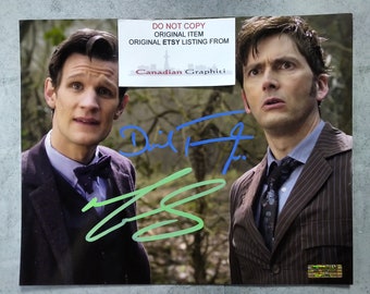 David Tennant & Catherine Tate Hand Signed Autograph 8x10 Photo COA ...