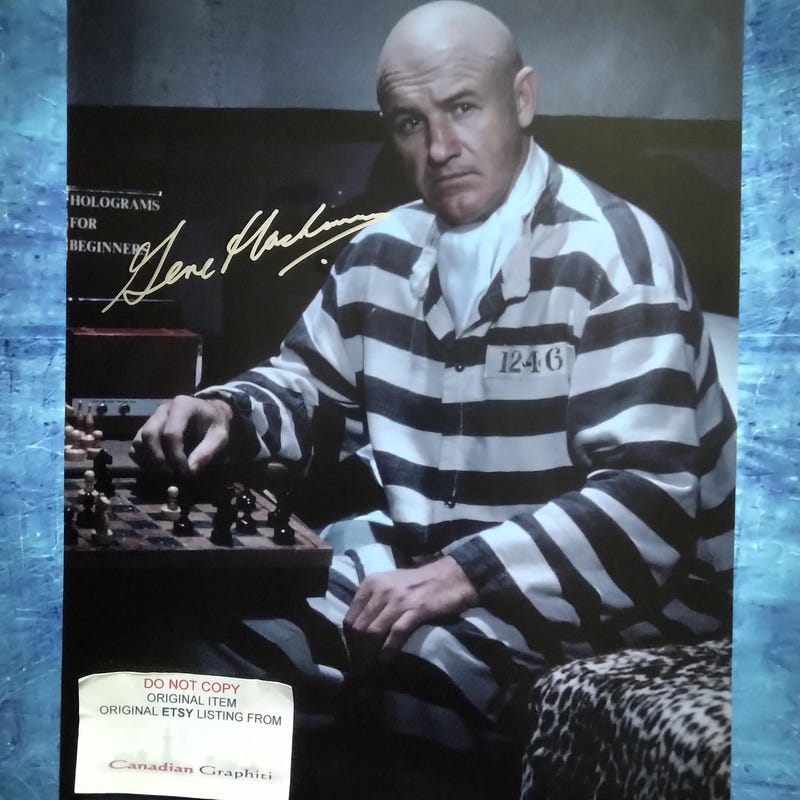 Gene Hackman Signed Autograph - Etsy