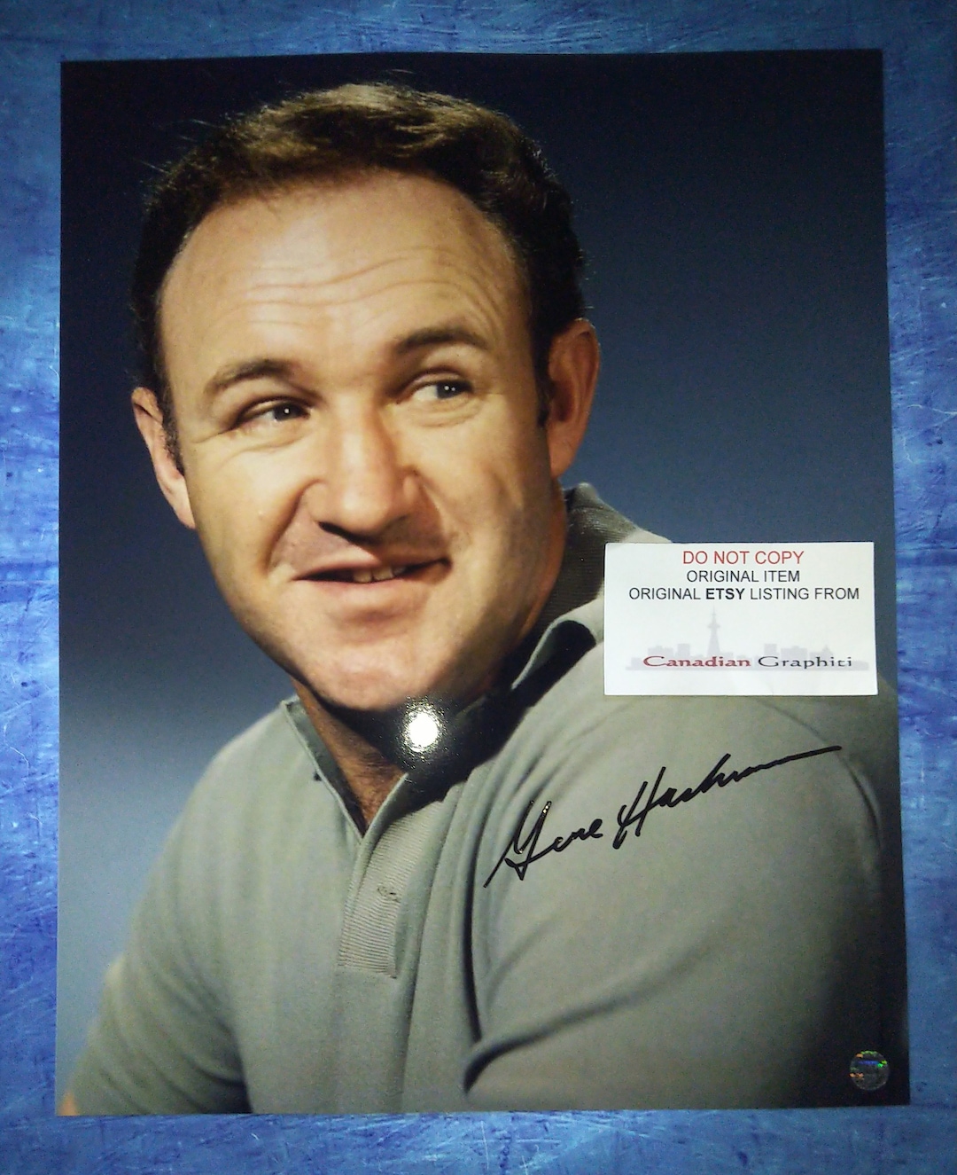 Gene Hackman Hand Signed Autograph 11x14 Photo COA - Etsy