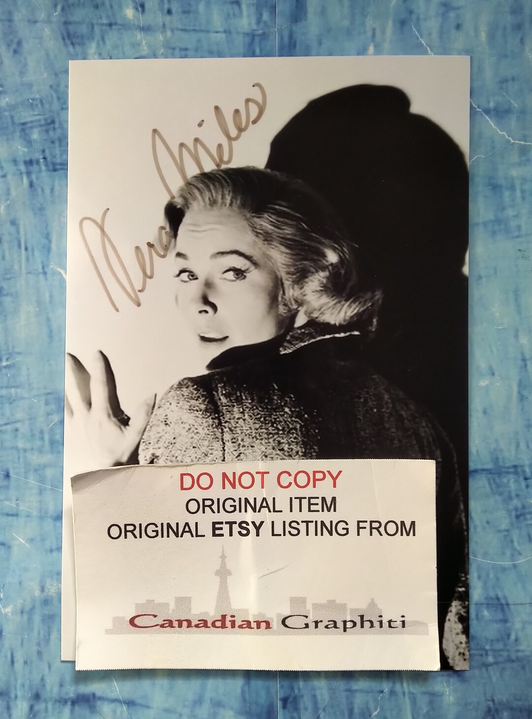 Vera Miles Hand Signed Autograph Photo COA - Etsy