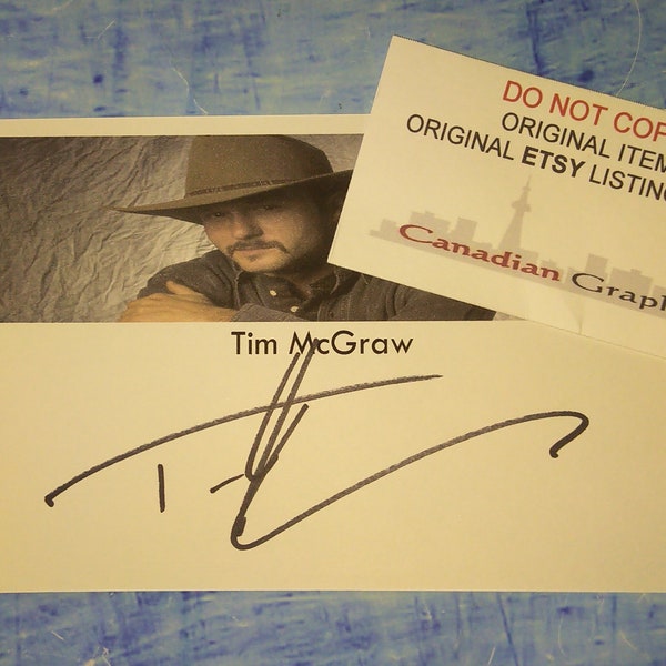 Tim Mcgraw - Etsy