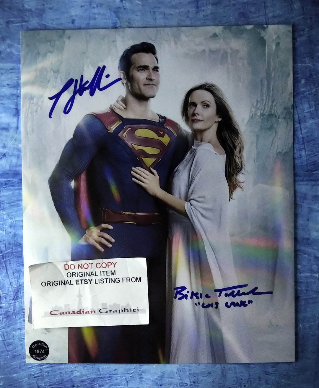 Tyler Hoechlin & Bitsie Tulloch Hand Signed Autograph 8x10 Photo COA ...