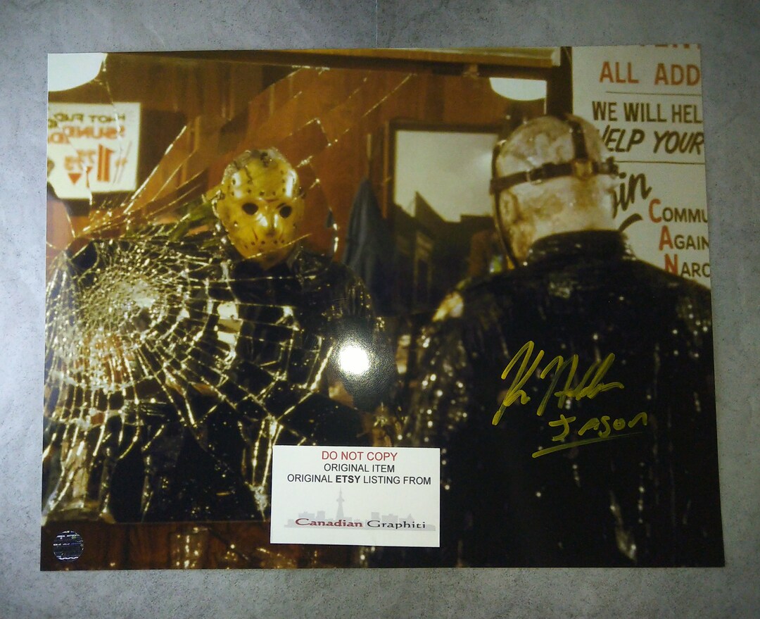 Kane Hodder Hand Signed Autograph 11x14 Photo COA Friday the 13th Jason ...
