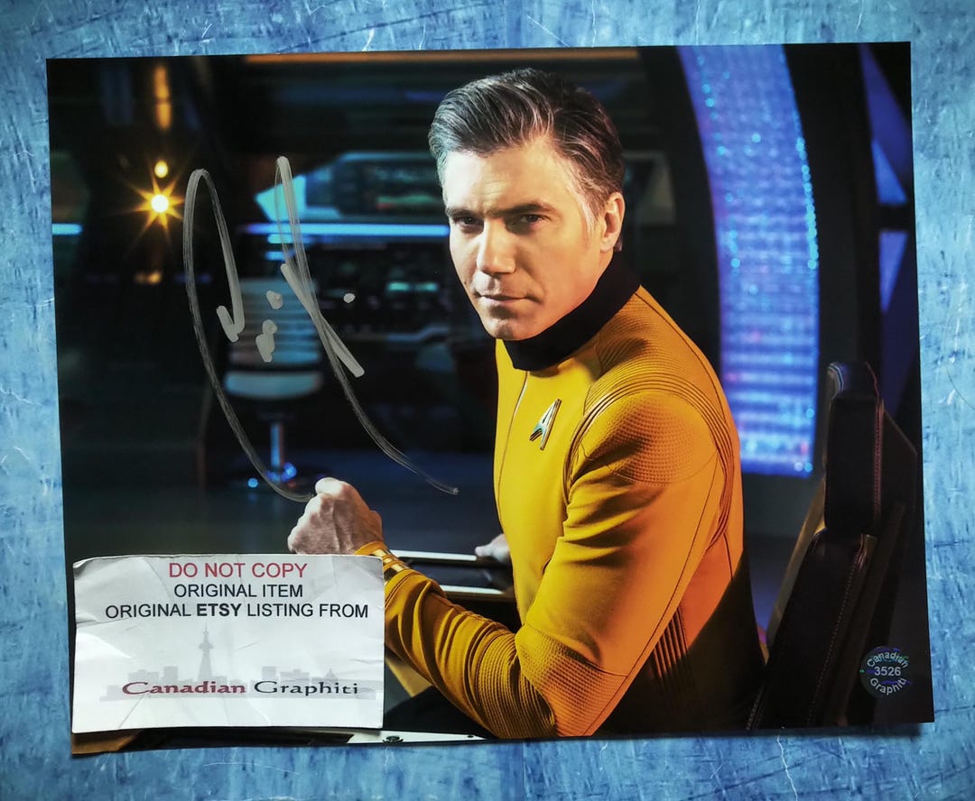 Anson Mount Hand Signed Autograph 8x10 Photo COA Star Trek - Etsy